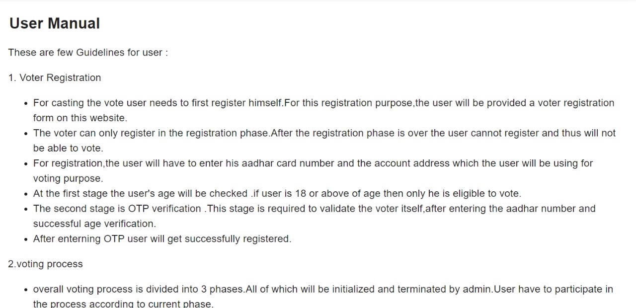 Github Rohitbaraik001e Voting System Using Blockchain