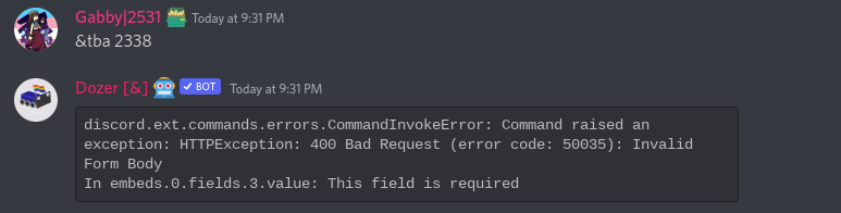 {bug} TBA gives HTTP Exception when trying to pull data for certain teams · Issue #403 ...