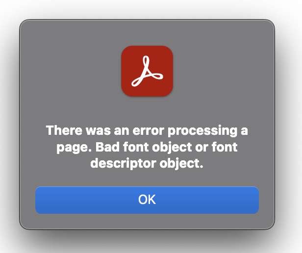 Custom Fonts Break Pdfs When Viewed In Adobe Reader · Issue 2429 · Diegomura React Pdf · Github