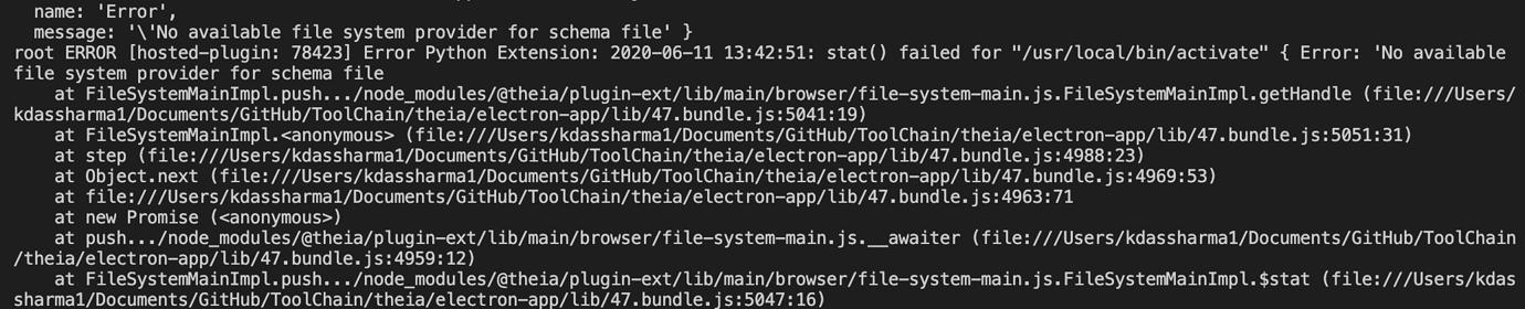 Python extension on Theia throws errors · Issue #7999 · eclipse-theia/theia · GitHub