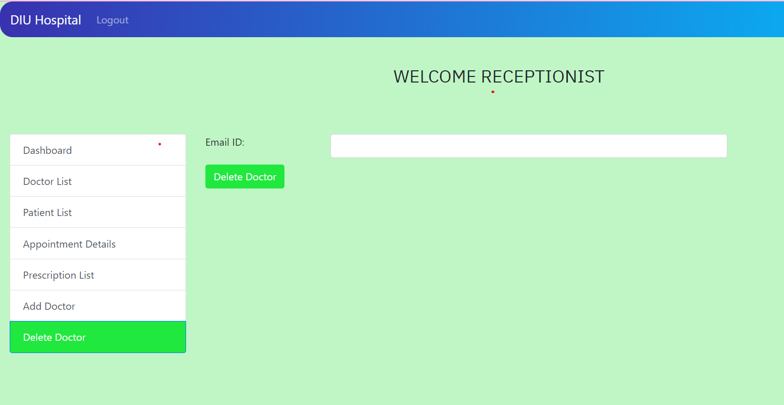 GitHub - zayidmohamedy/hospital-management-system: This project is for ...