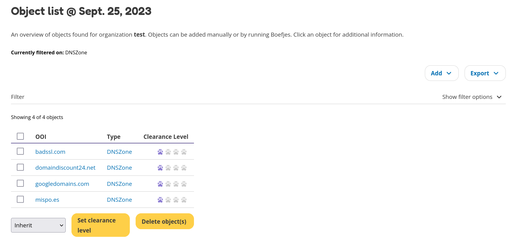 Object list table doesn't use the whole width · Issue #1827 · minvws/nl ...