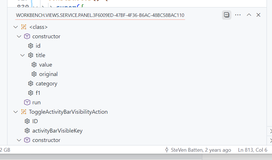 Creating a new outline view container in side panel when it is empty ...