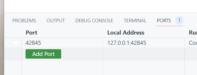 Port is forwarded but not shown in Ports view · Issue #7910 · microsoft/vscode-remote-release ...