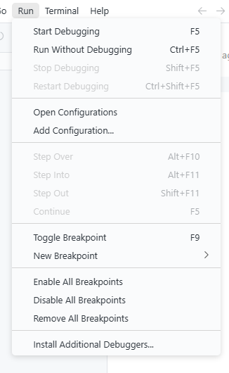 Remove context menu on Run menu · Issue #166623 · microsoft/vscode · GitHub