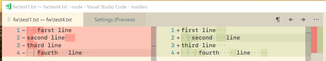 Weird diff result · Issue #42751 · microsoft/vscode · GitHub