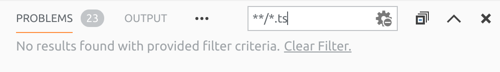 File type filters aren't working in Problems Panel · Issue #62216 ...