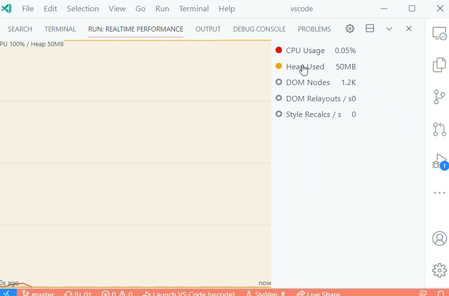 Disabling last item is not smooth · Issue #107829 · microsoft/vscode · GitHub