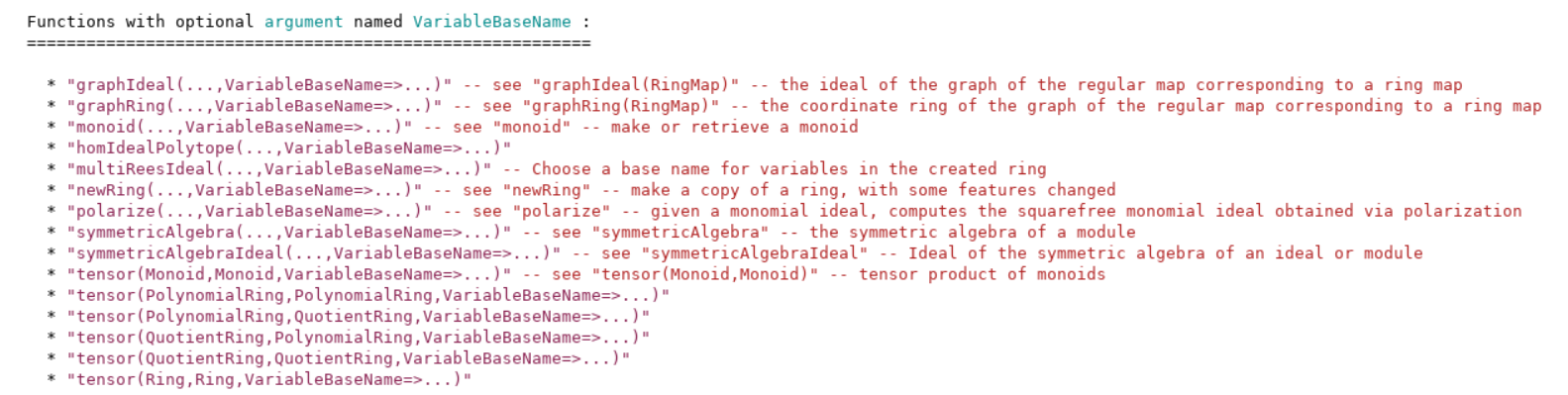 Warnings because of optional inputs · Issue #2516 · Macaulay2/M2 · GitHub