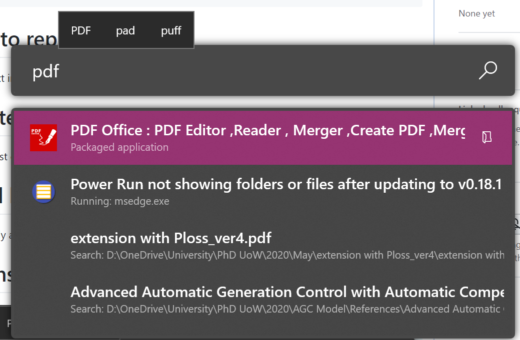 Power Run not showing folders or files after updating to v0.18.1 ...