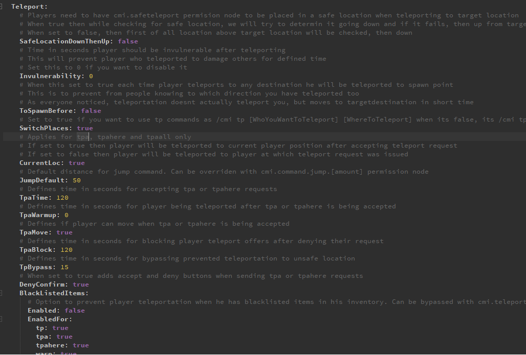 TPA not working · Issue #4983 · Zrips/CMI · GitHub
