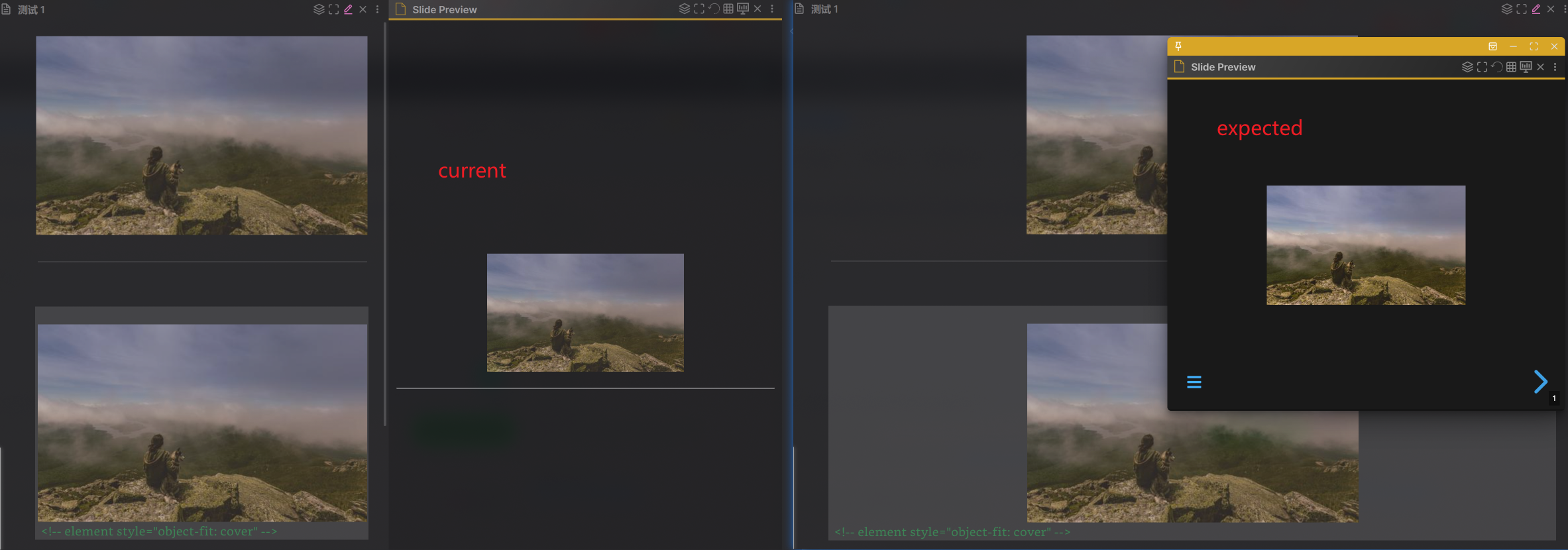 [Feature Request] Collaborating with Hover Editor: show slide preview pane directly in a popover ...