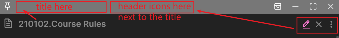 [Feature Request] When hiding the header, move the header icons next to the title · Issue #122 ...