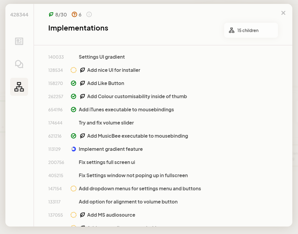 Add scrolling to Task List and Children List inside of a card · Issue #154 · lightningrodlabs ...