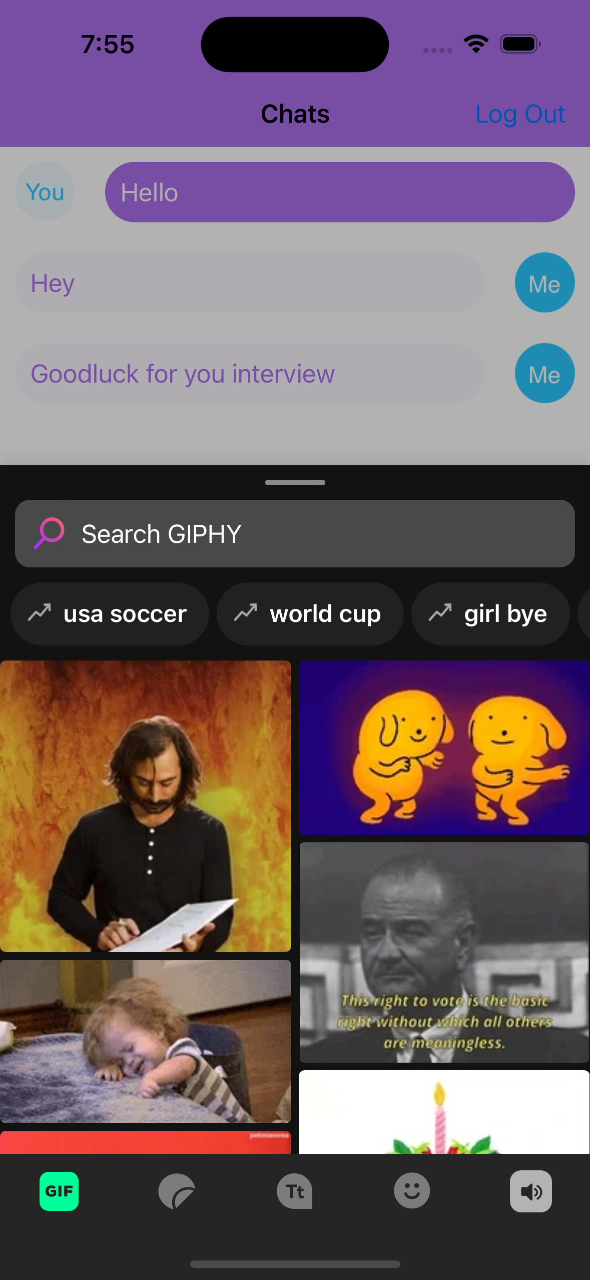 GitHub - aarish21/FlashChat: A basic chat app which uses cocoapods and Firebase api