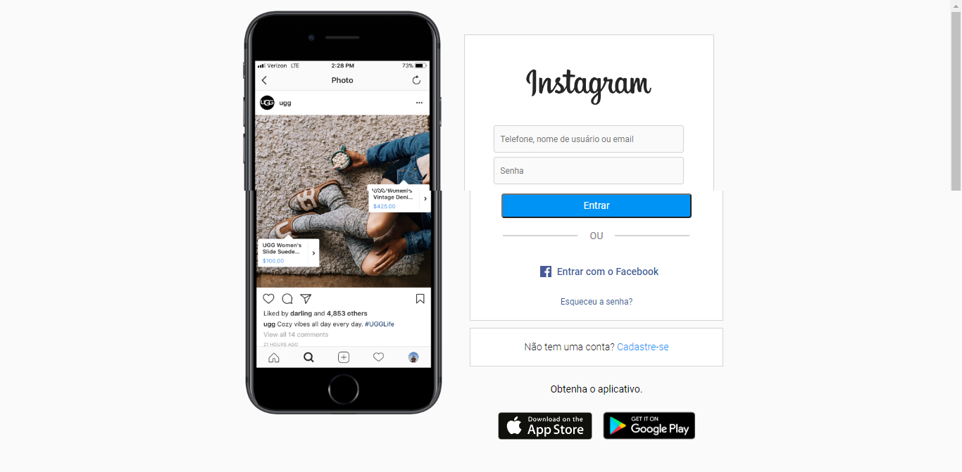GitHub - harreson-lima/instagram-login-clone-css: Clone da página de ...