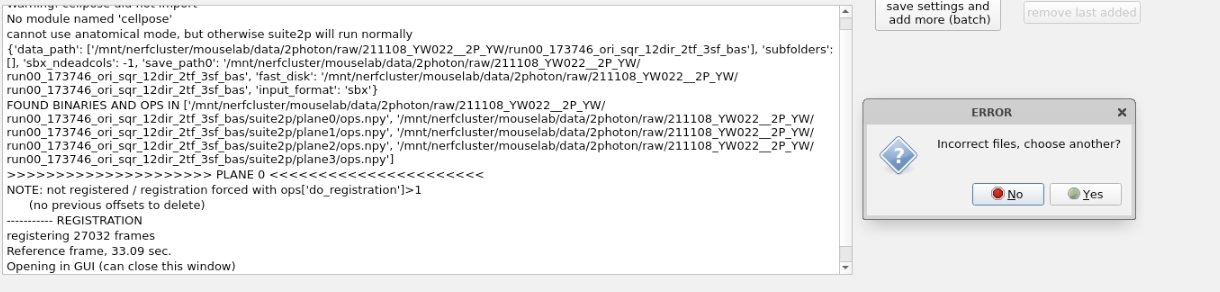 error: this is not a stat.npy file :( (needs stat[n]["ypix"]!) · Issue #768 · MouseLand/suite2p ...