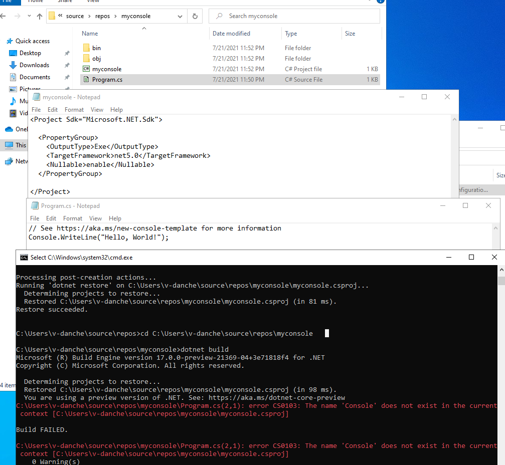 With .Net 6 Preview7, failed to retarget .net 6.0 project to other TFM(net 5.0 or net48) · Issue ...