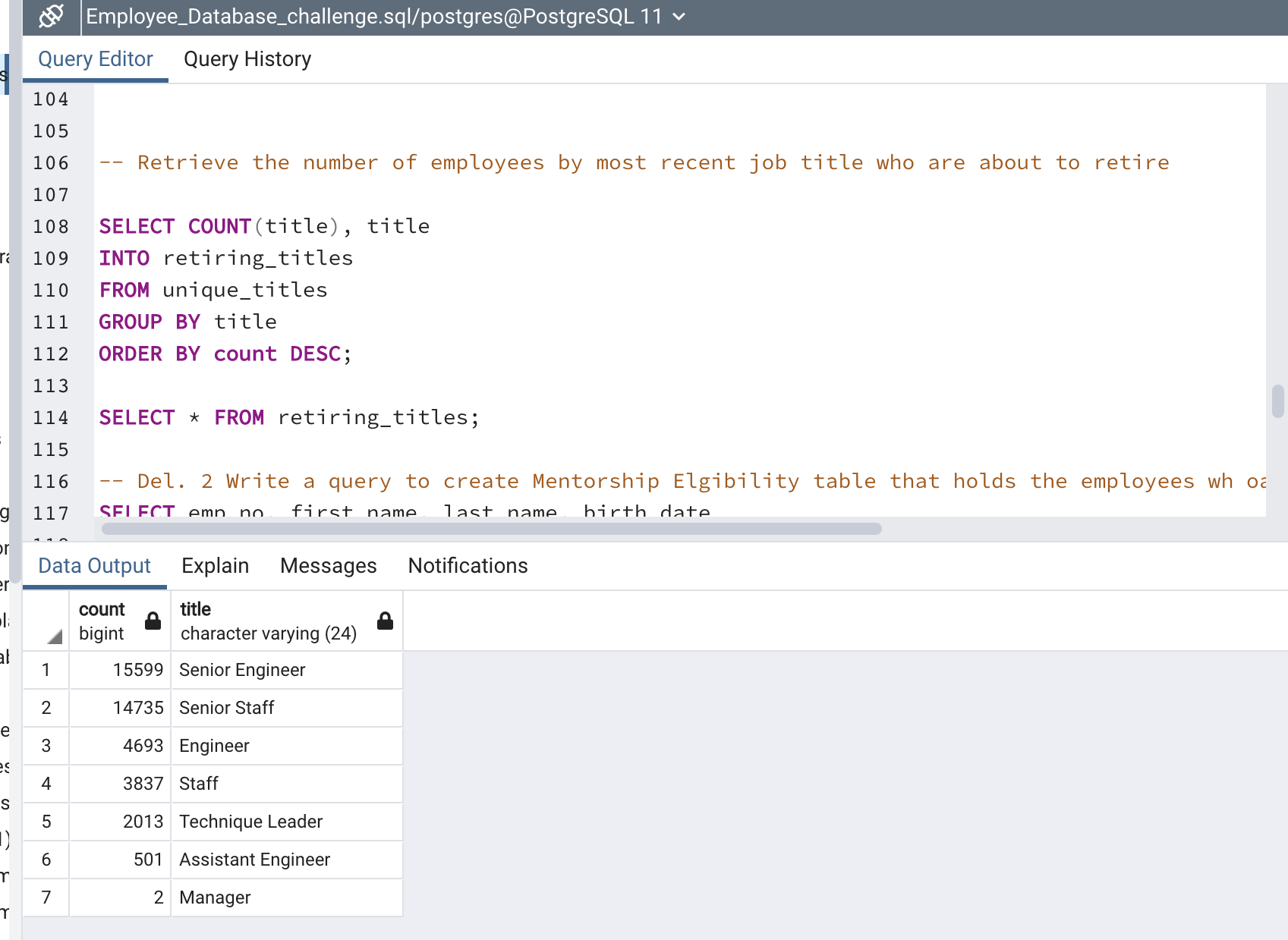 GitHub - leslie-werner/Pewlett-Hackard-Analysis