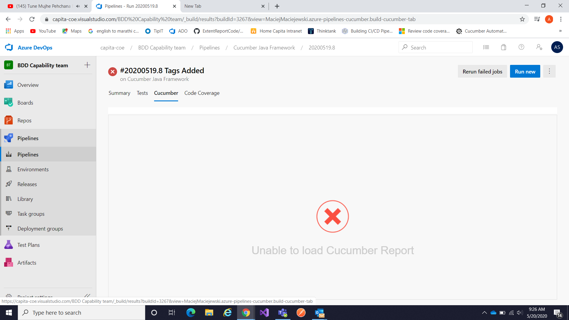 Cucumber Report not getting generate in ADO · Issue #15 · maciejmaciejewski/azure-pipelines ...