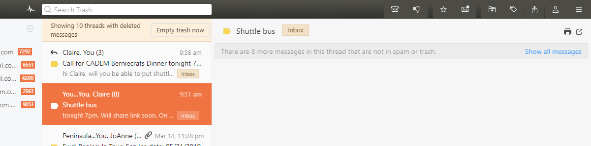 Bug Blank Thread · Issue 1433 · Foundry376mailspring · Github 