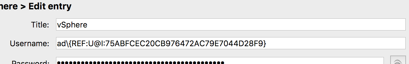 Auto-Type username REF not working as part of field · Issue #1738 · keepassxreboot/keepassxc ...