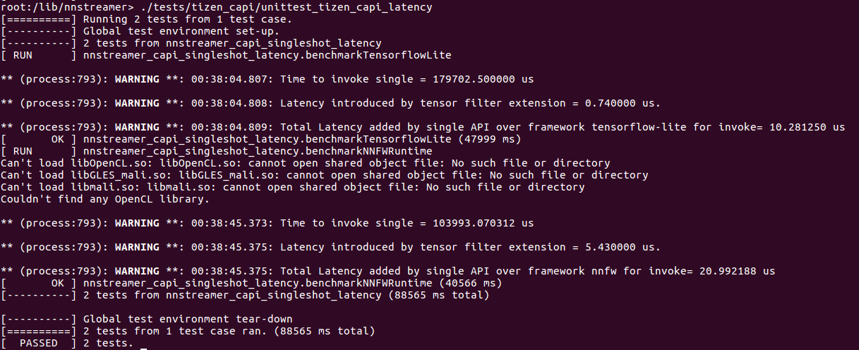 Benchmarks for the API · nnstreamer/nnstreamer Wiki · GitHub