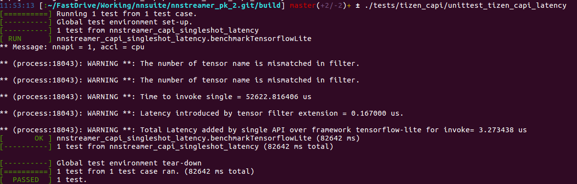 Benchmarks for the API · nnstreamer/nnstreamer Wiki · GitHub