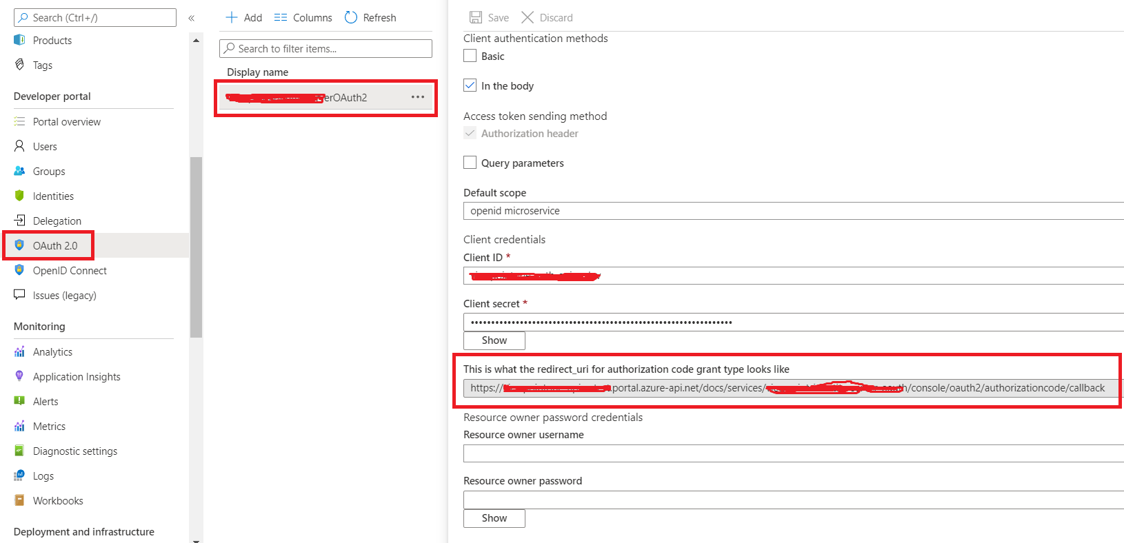 Managed Developer Portal Is Not Using The Redirect Url Present In Authorizationserver