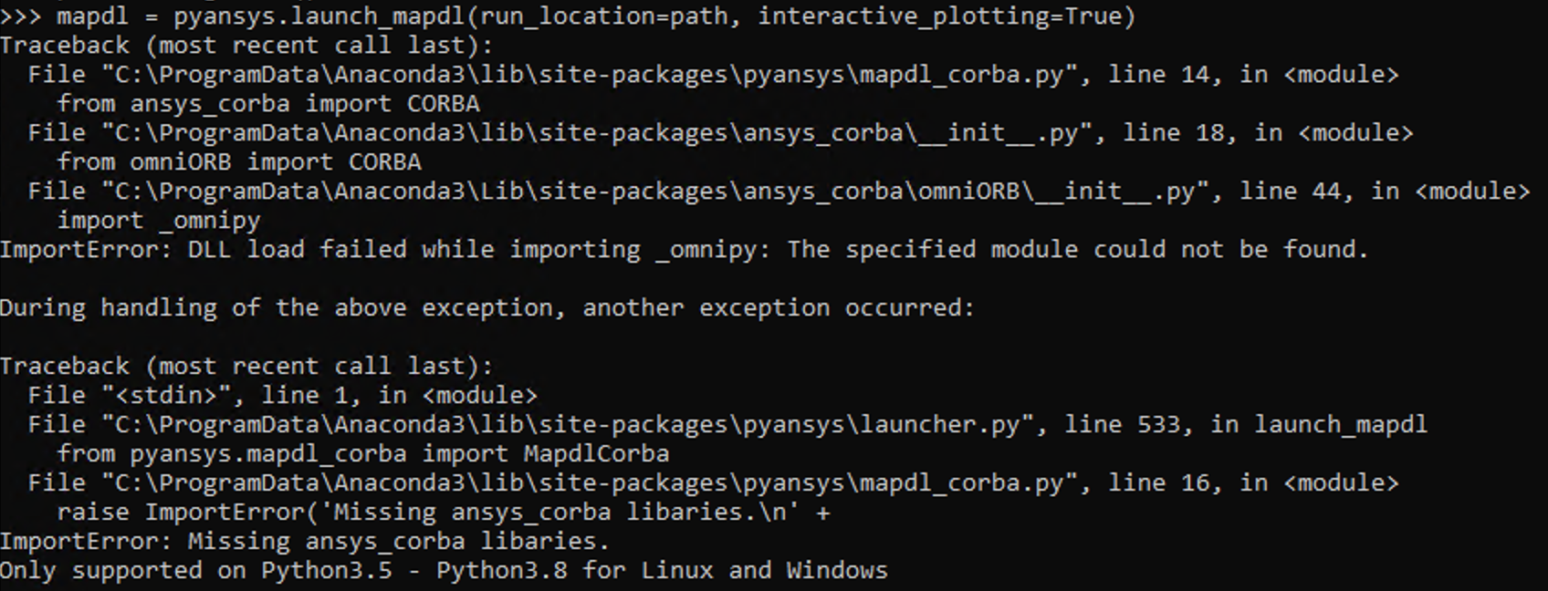 How to connect the APDL of ANSYS · Issue #284 · ansys/pymapdl · GitHub