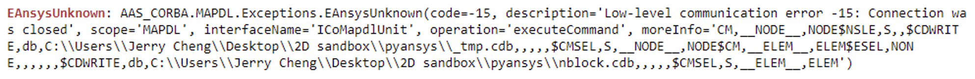How to connect the APDL of ANSYS · Issue #284 · ansys/pymapdl · GitHub