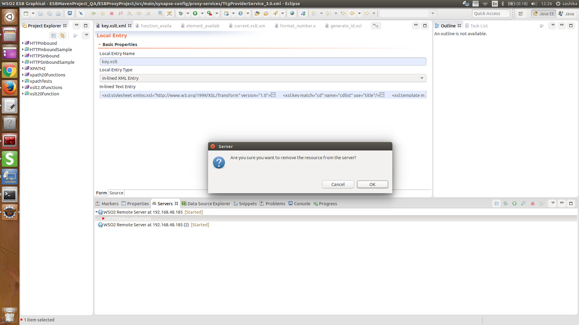 Resources removed through the dev studio did not removed from the remote server · Issue #548 ...
