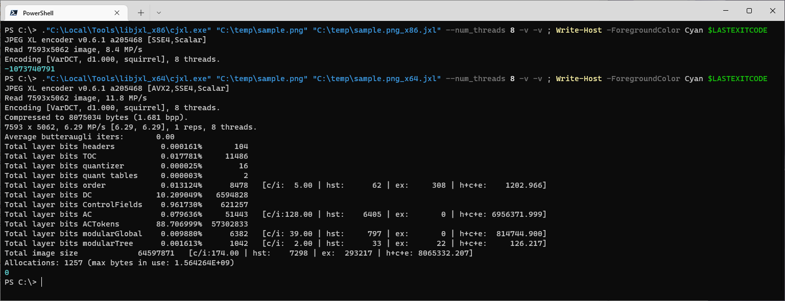 PNG 16-bit sRGB cannot converted, verbose output is missing · Issue #1378 · libjxl/libjxl · GitHub