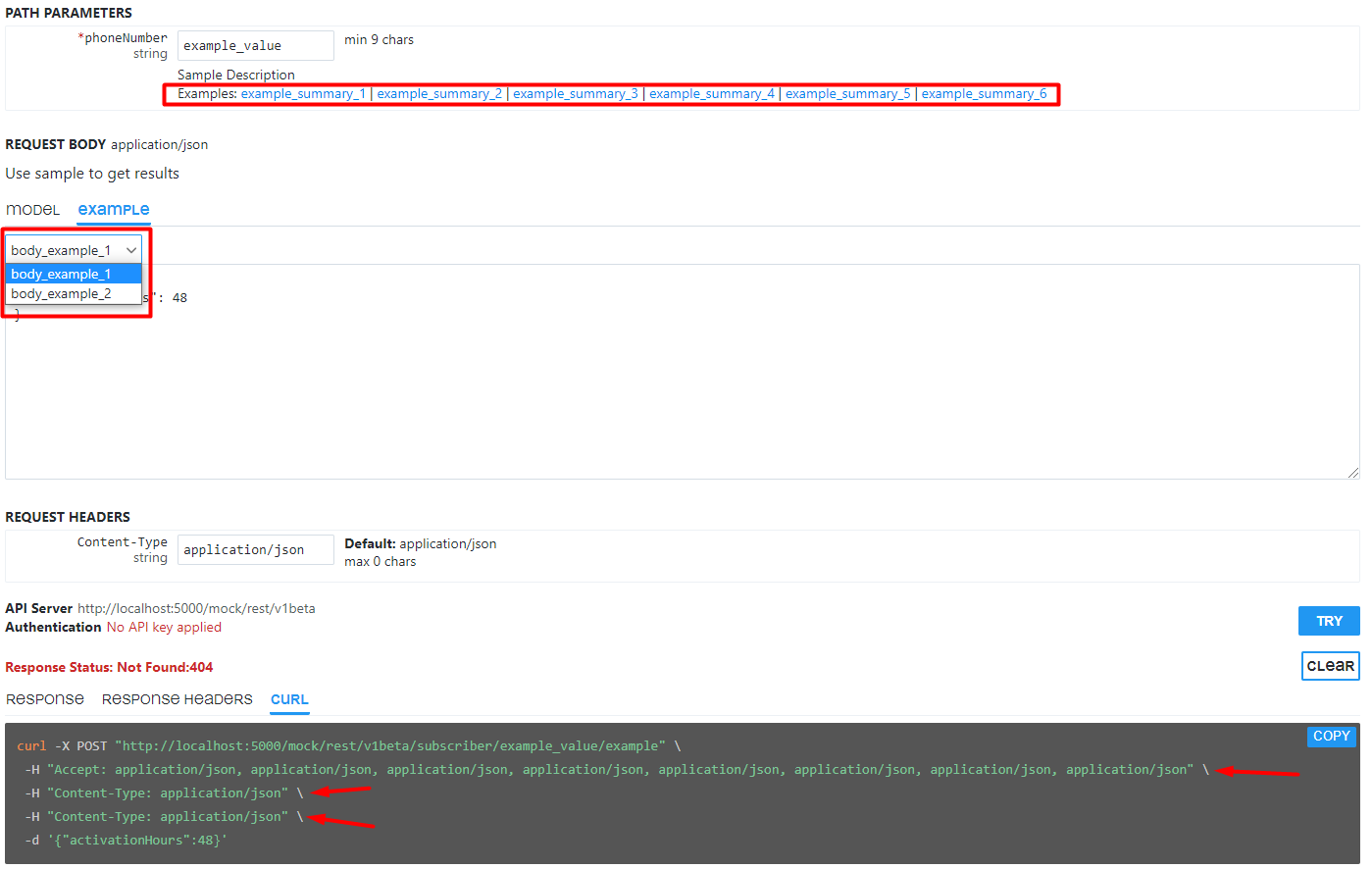 CURL Contains Too Many Values In Accept Parameter And Yields Multiple