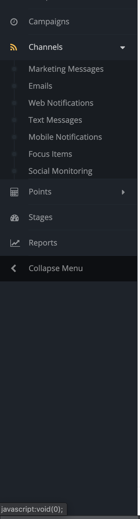 Mautic certain pages not clickable - javascript: void (0) · Issue #8648 · mautic/mautic · GitHub