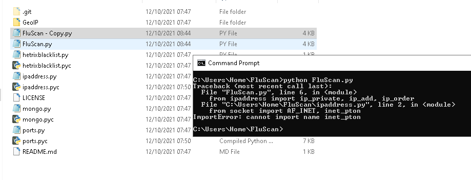 ImportError: cannot import name x · Issue #2 · fluproject/FluScan · GitHub