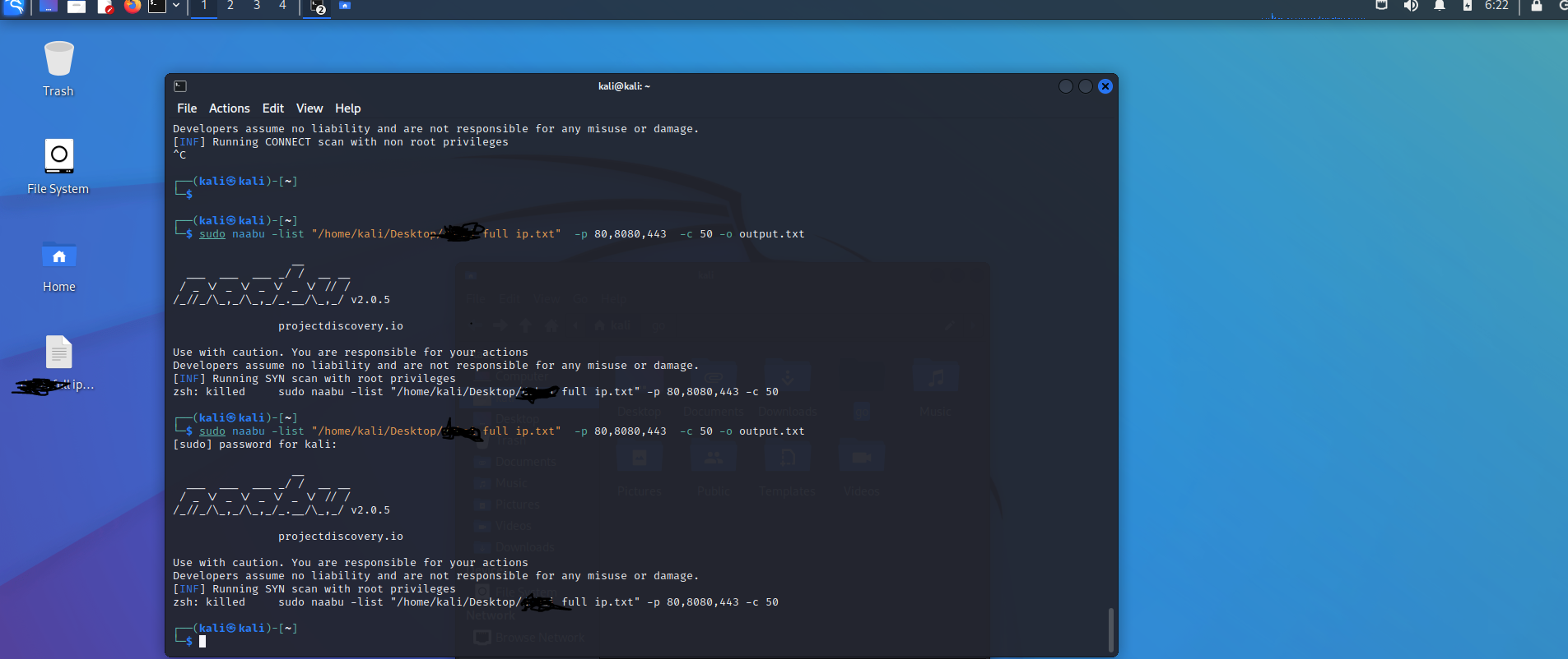 zsh: killed · Issue #363 · projectdiscovery/naabu · GitHub