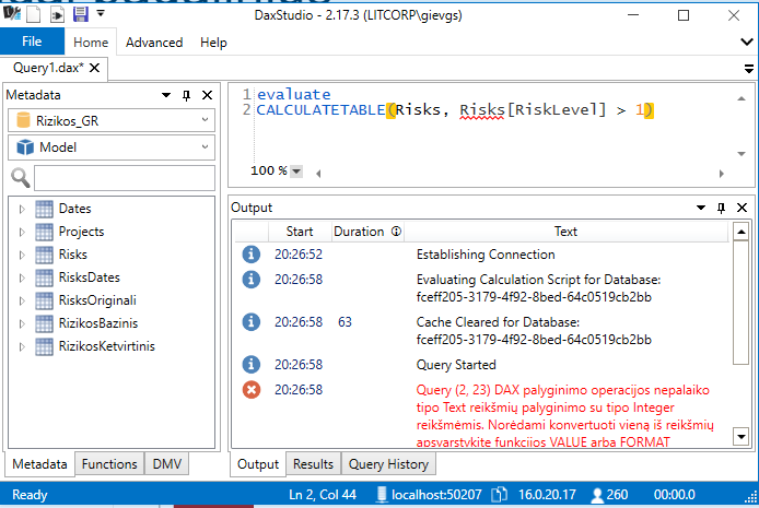 Intellisense and DAX errors appear in local locale · Issue #859 · DaxStudio/DaxStudio · GitHub