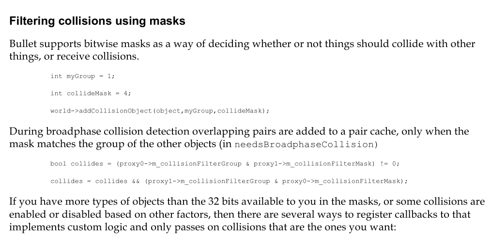 Can I disable collision between some object? (Collision Filtering | Selective Collisions ...