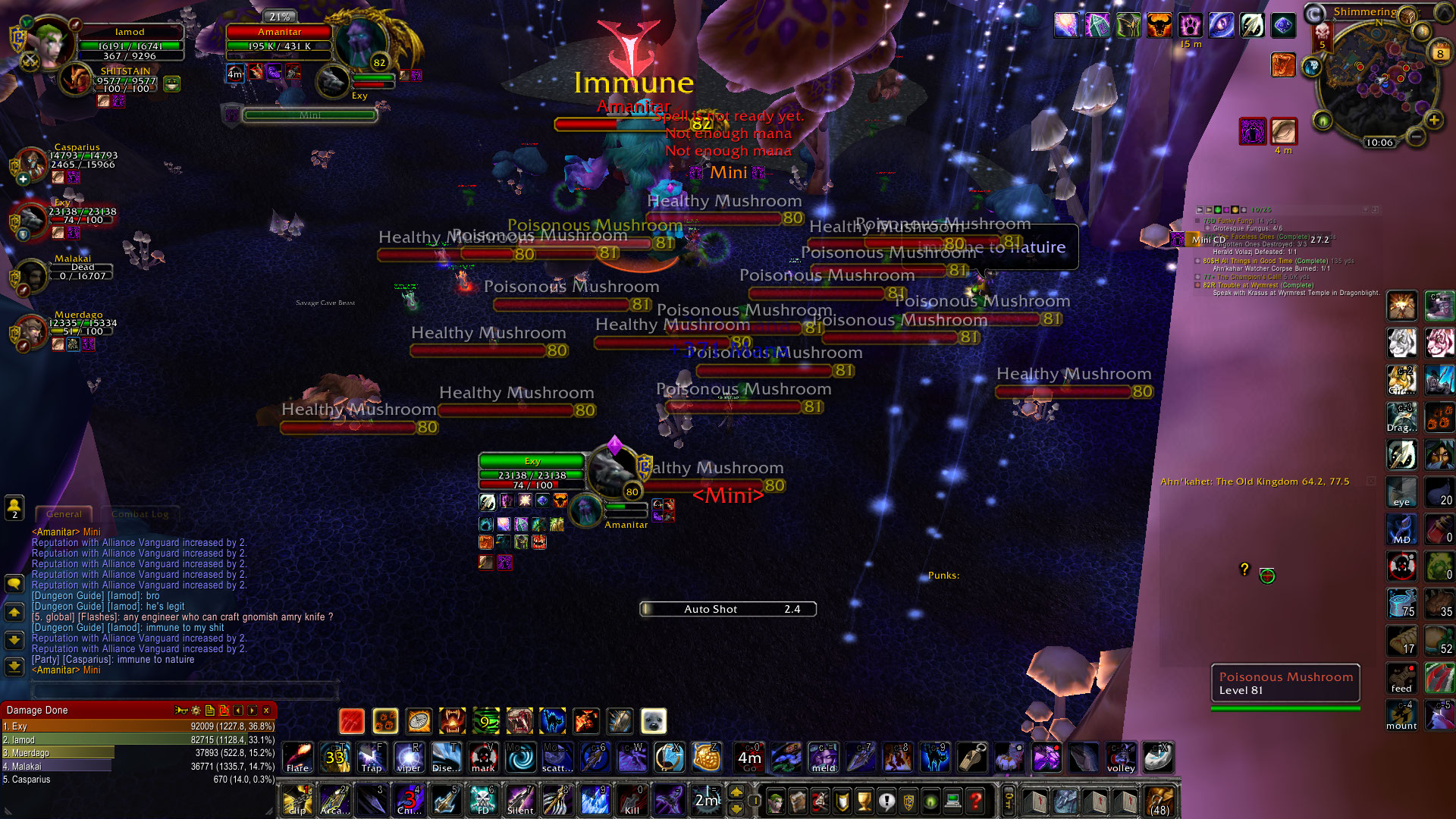 Amanitar fight is bugged and is also immune to Serpent Sting(Nature Damage) · Issue #34 ...