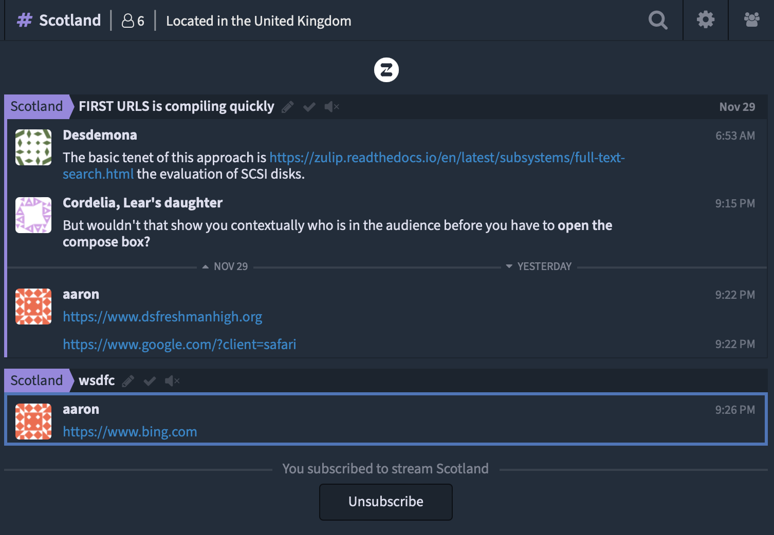 Reload Newly Subscribed Stream · Issue 23692 · Zulipzulip · Github