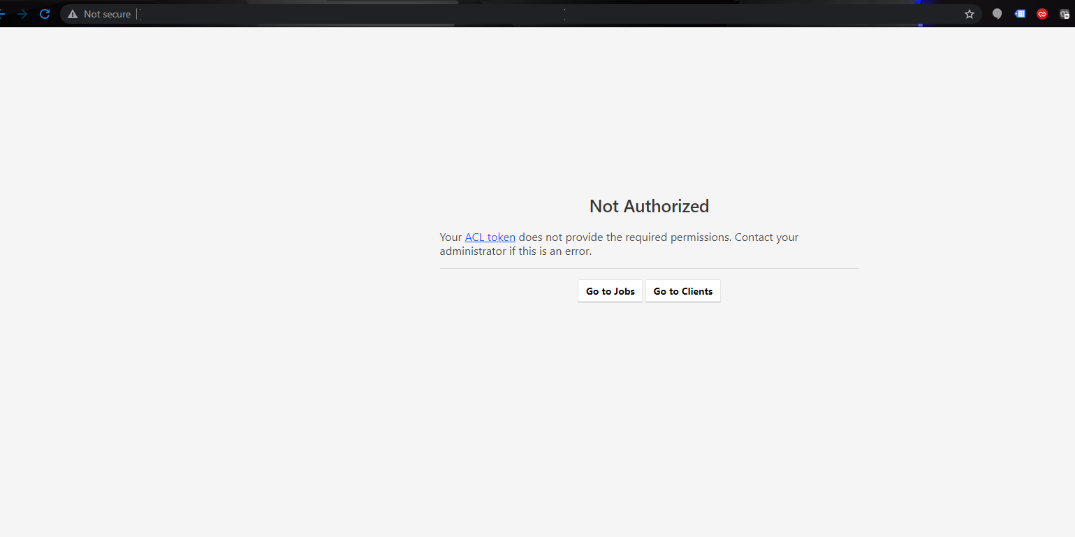 UI: Better error messaging when a token is expired/invalid · Issue #11125 · hashicorp/nomad · GitHub