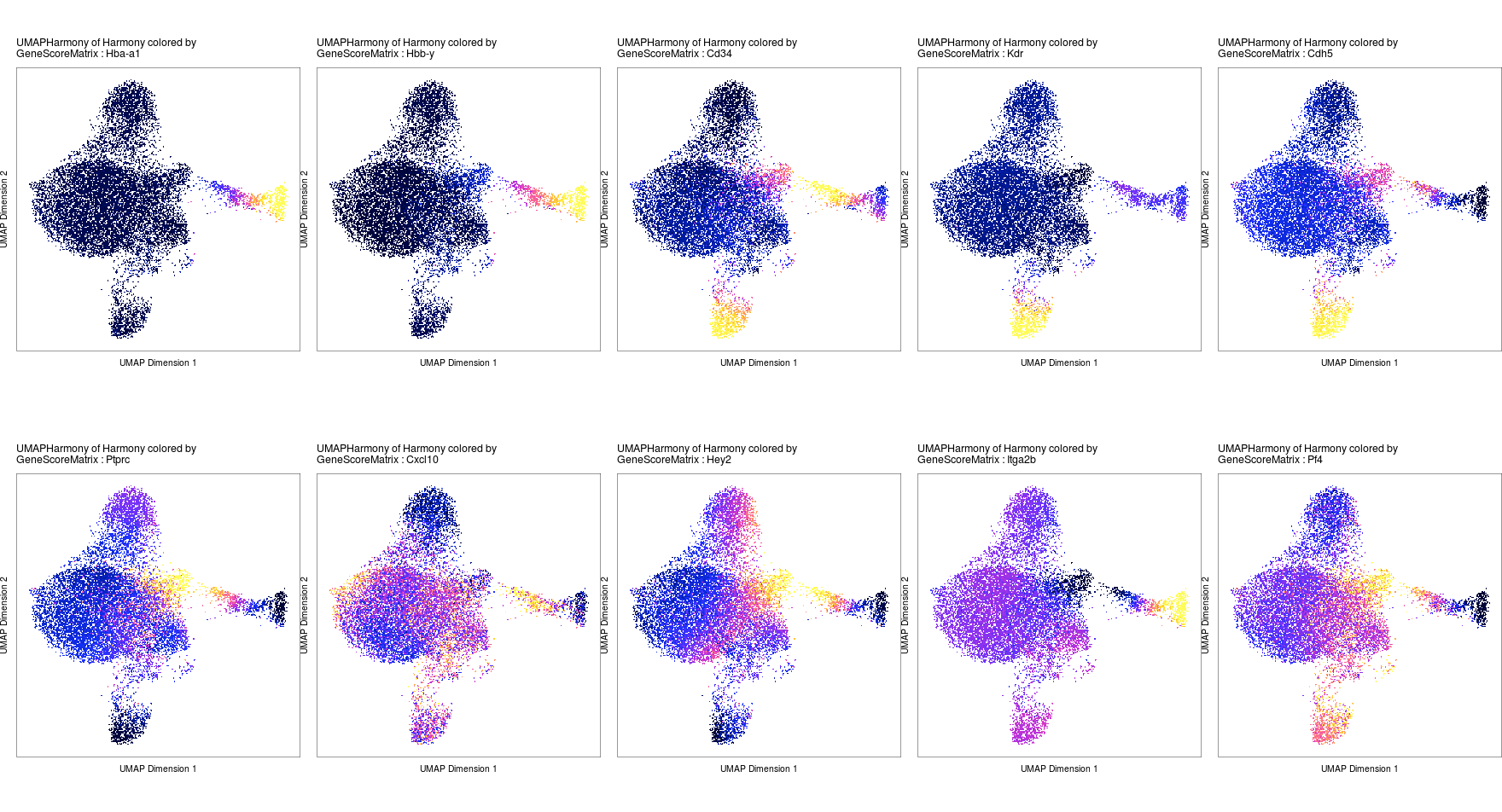GeneScoreMatrix Issue after subsetting ArchR project · Issue #1777 ...