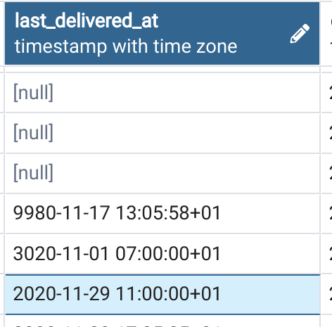 instead of using timestamps from feed, use generated timestamps · Issue ...
