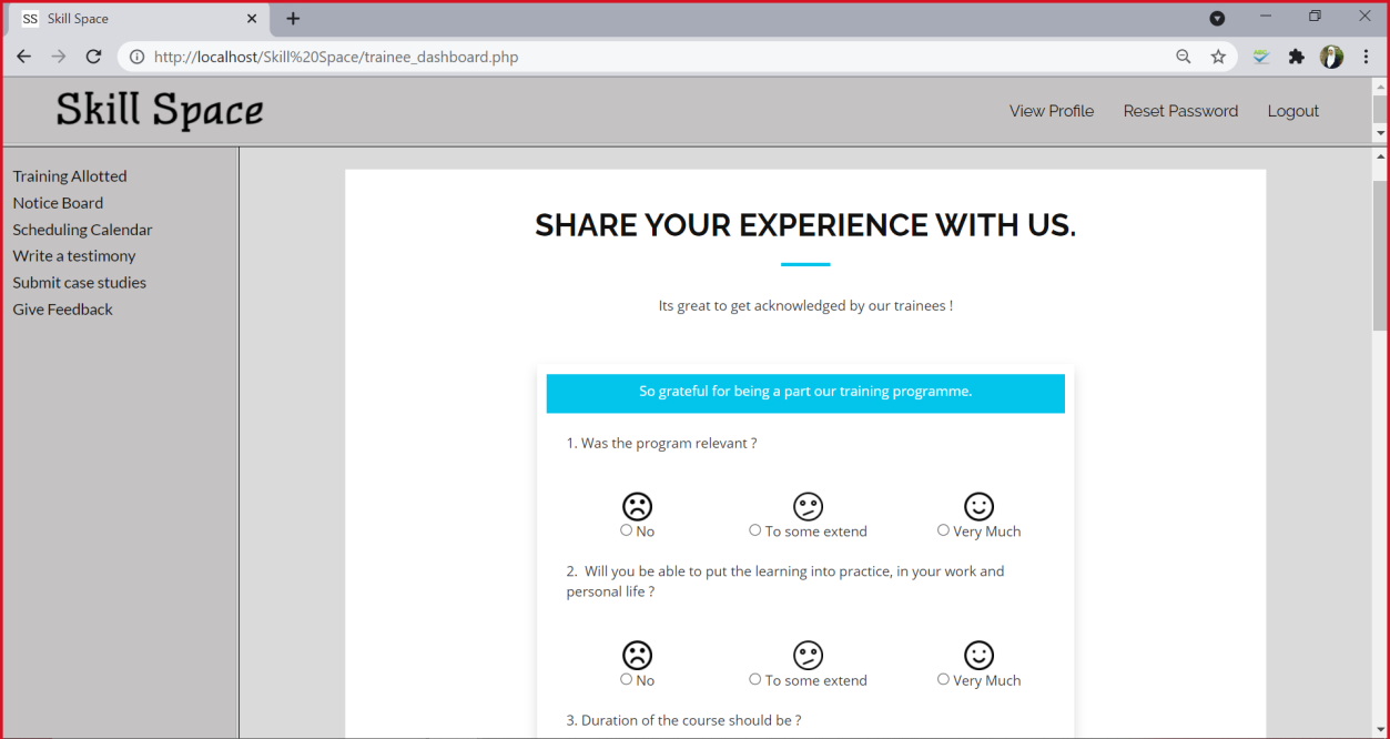 GitHub - Mayura-Rangdal22/Skill-Space-Training-and-Competency-Mapping-System
