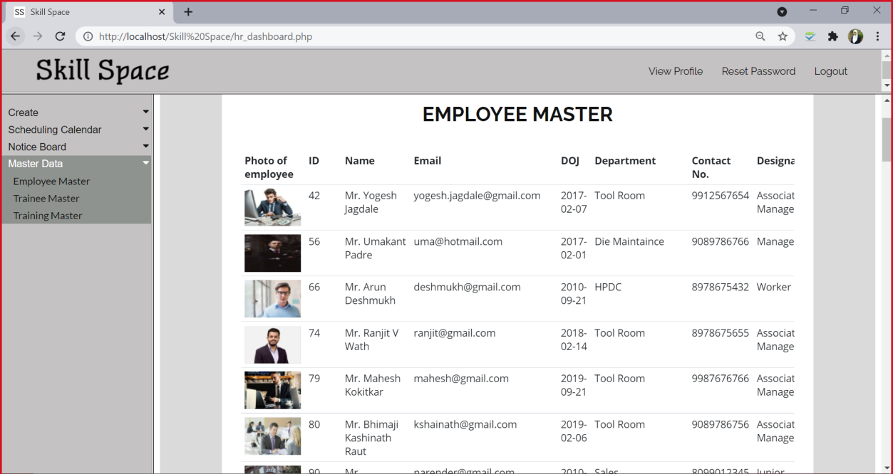 GitHub - Mayura-Rangdal22/Skill-Space-Training-and-Competency-Mapping-System