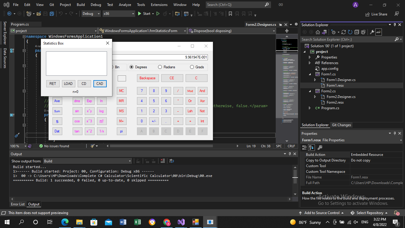 GitHub - AidaDk1/ScientificCalculator