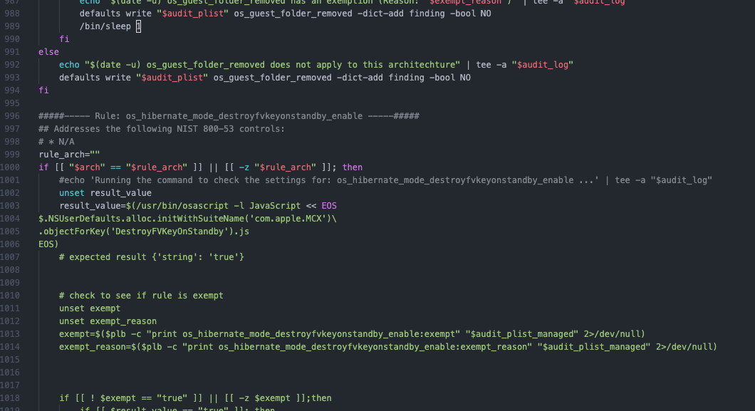 JXA Checks are causing the generated baseline_compliance.sh to break · Issue #119 · usnistgov ...