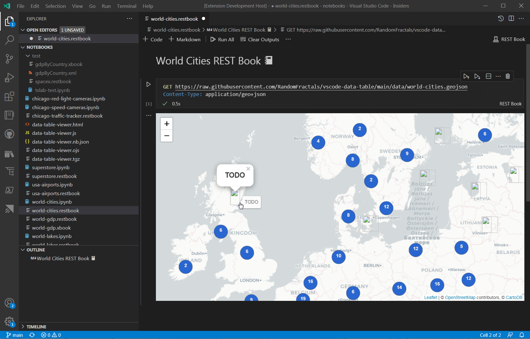Add Geo Data Point Marker Pin Image Display · Issue 26 · Randomfractals Vscode Leaflet · Github