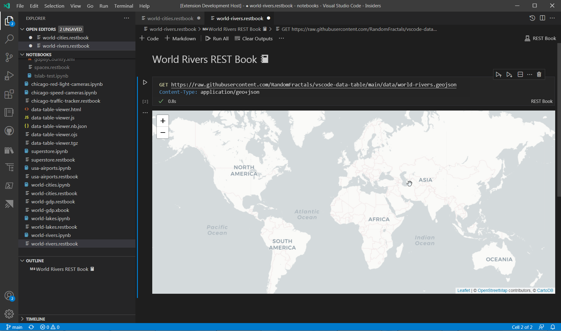 Add polylines and polygons geo layers display · Issue #31 · RandomFractals/vscode-leaflet · GitHub
